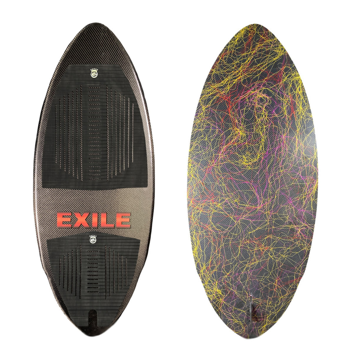 50" Speedboat™ Carbon Skim Style Wake Surfboard | Exile Wakesurfing